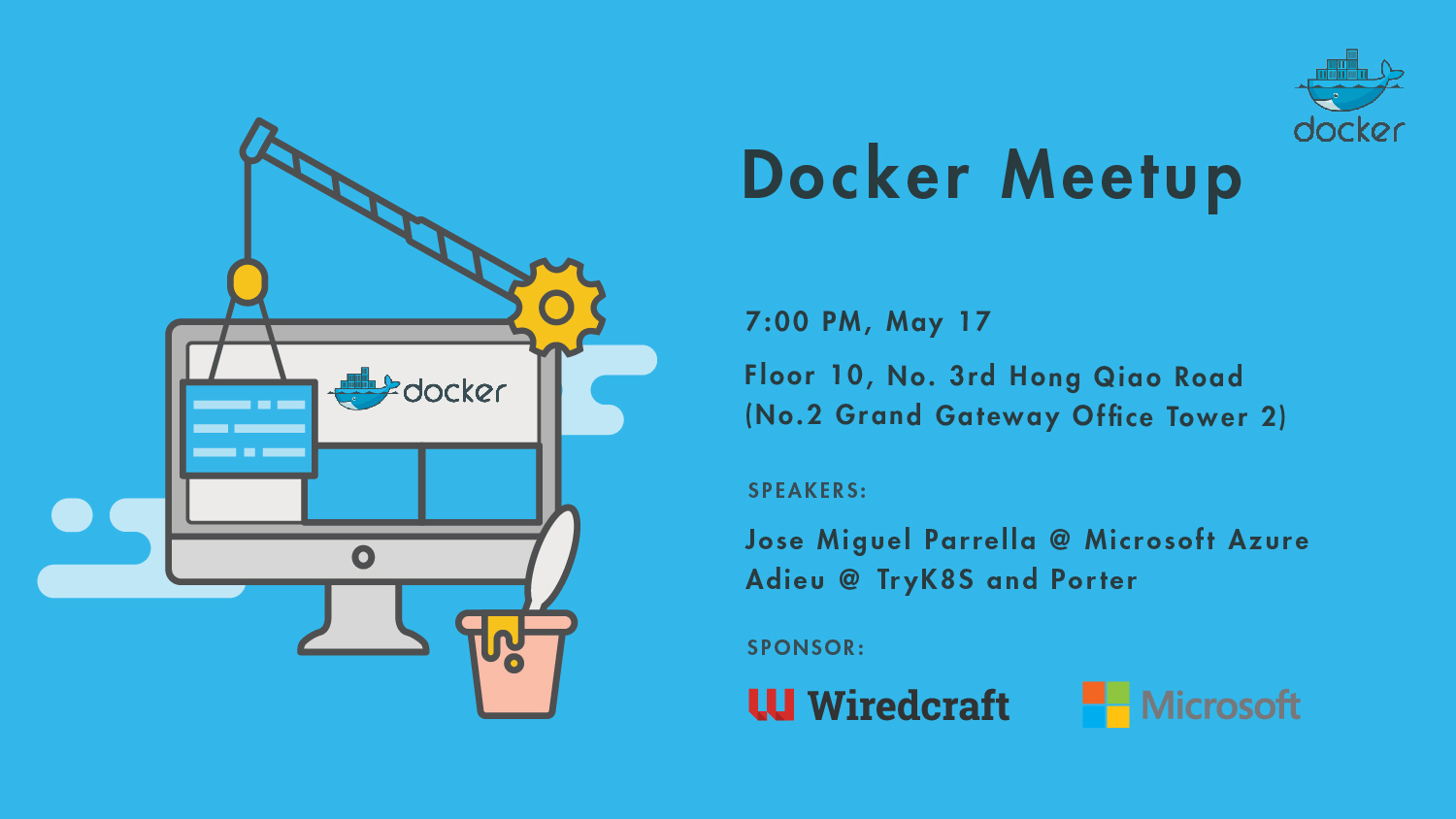 Join us at Shanghai's first Docker Meetup, May 17 | Wiredcraft